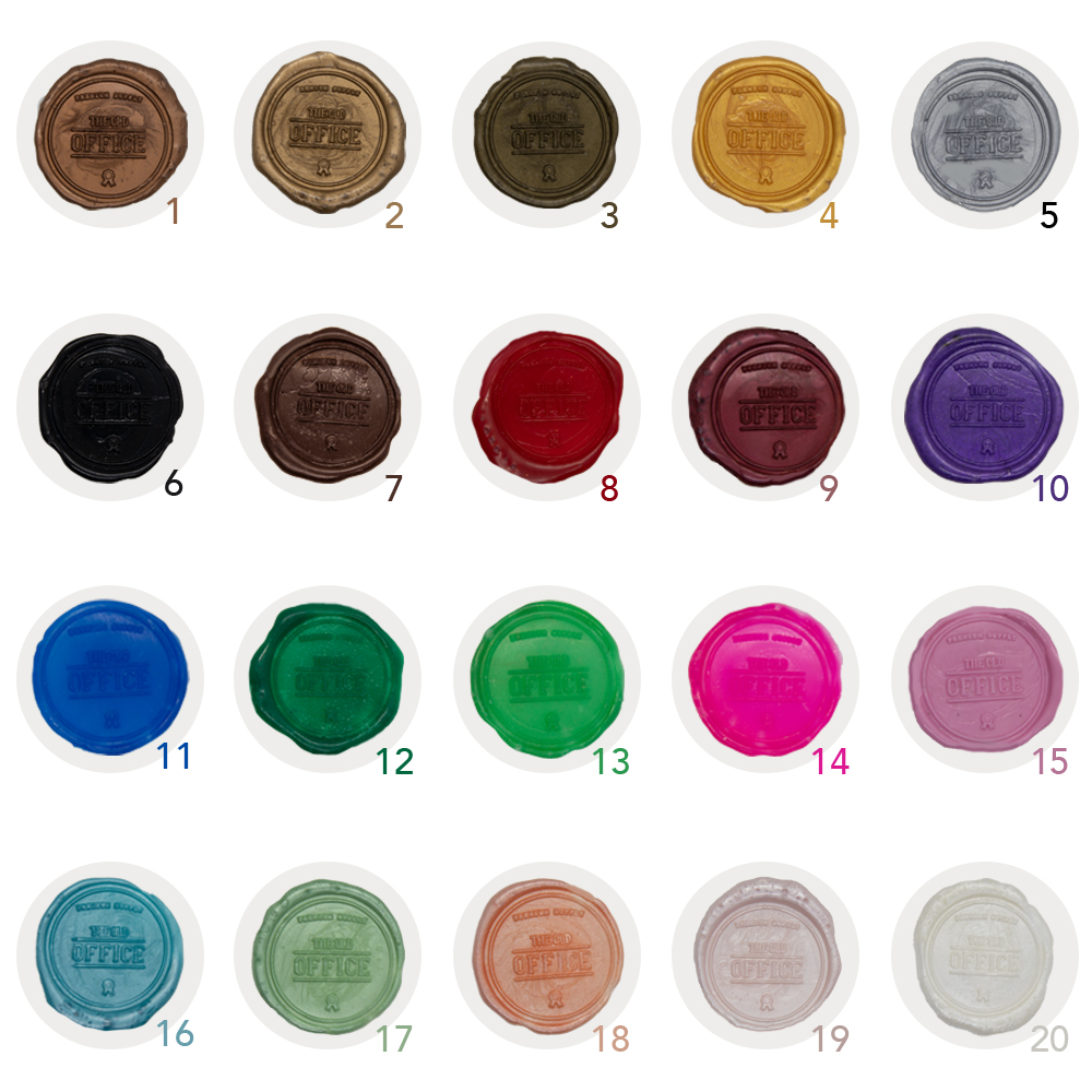 Selvklæbende segl | Køb selvklæbende segl i 20 mange farver hos ...